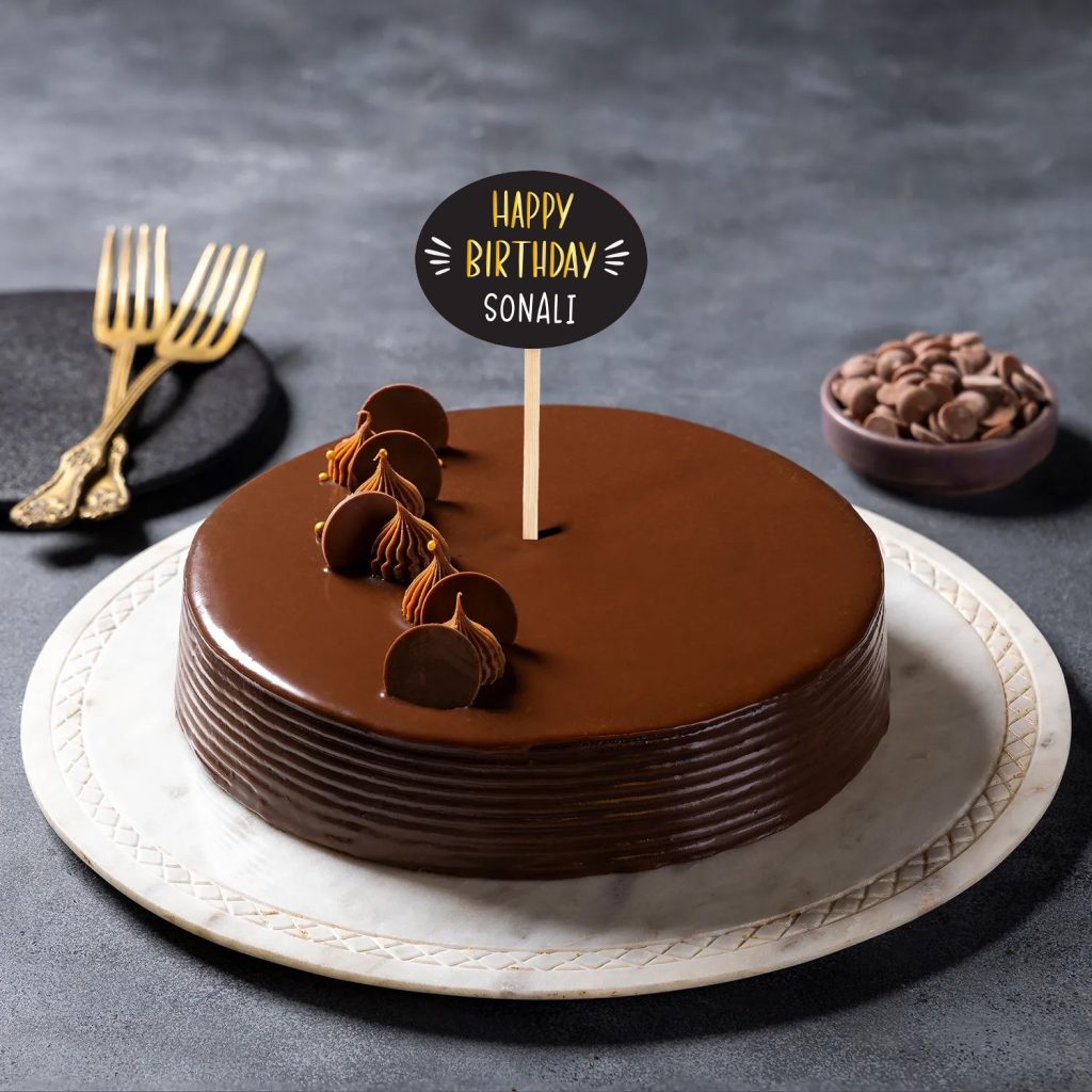 Choco Truffle Birthday Cake – Zestta Delight